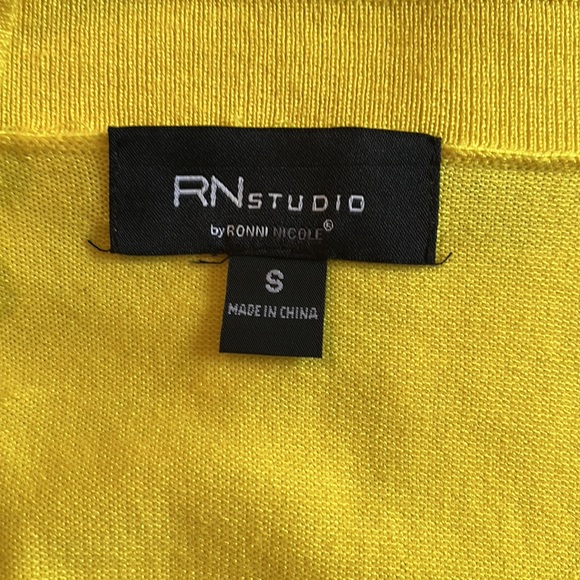RNStudio | Sweaters | Chic Yellow Bolero Style Crop Sweater | Poshmark
